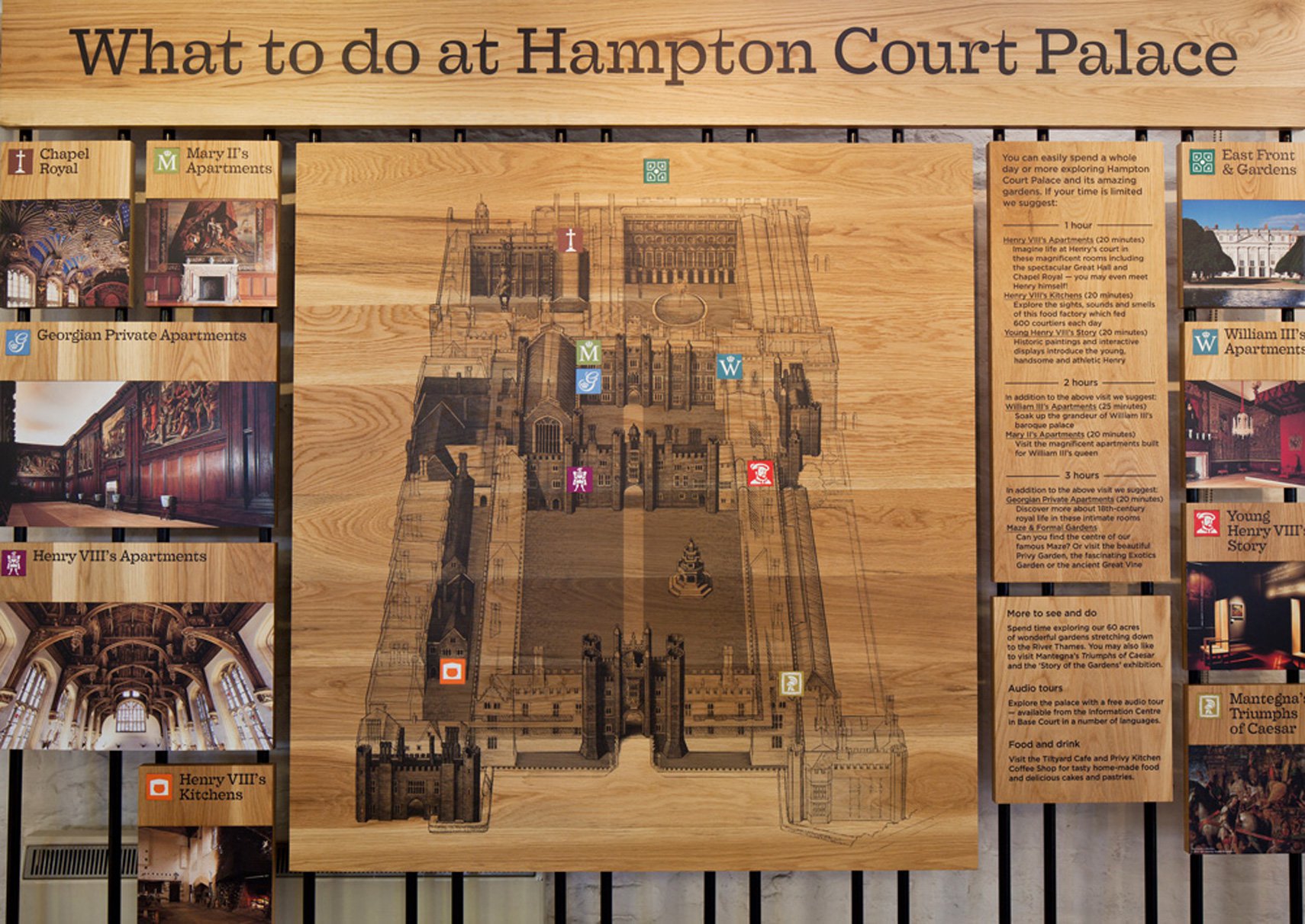Hampton Court Welcome Centre | objectif | Graphic Design | London