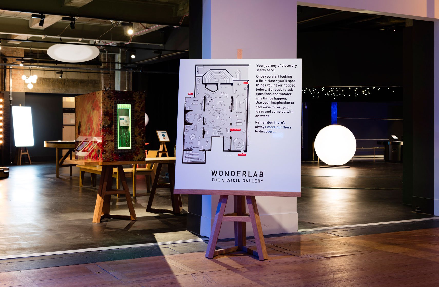 Wonderlab – the Statoil Gallery | objectif | Graphic Design | London