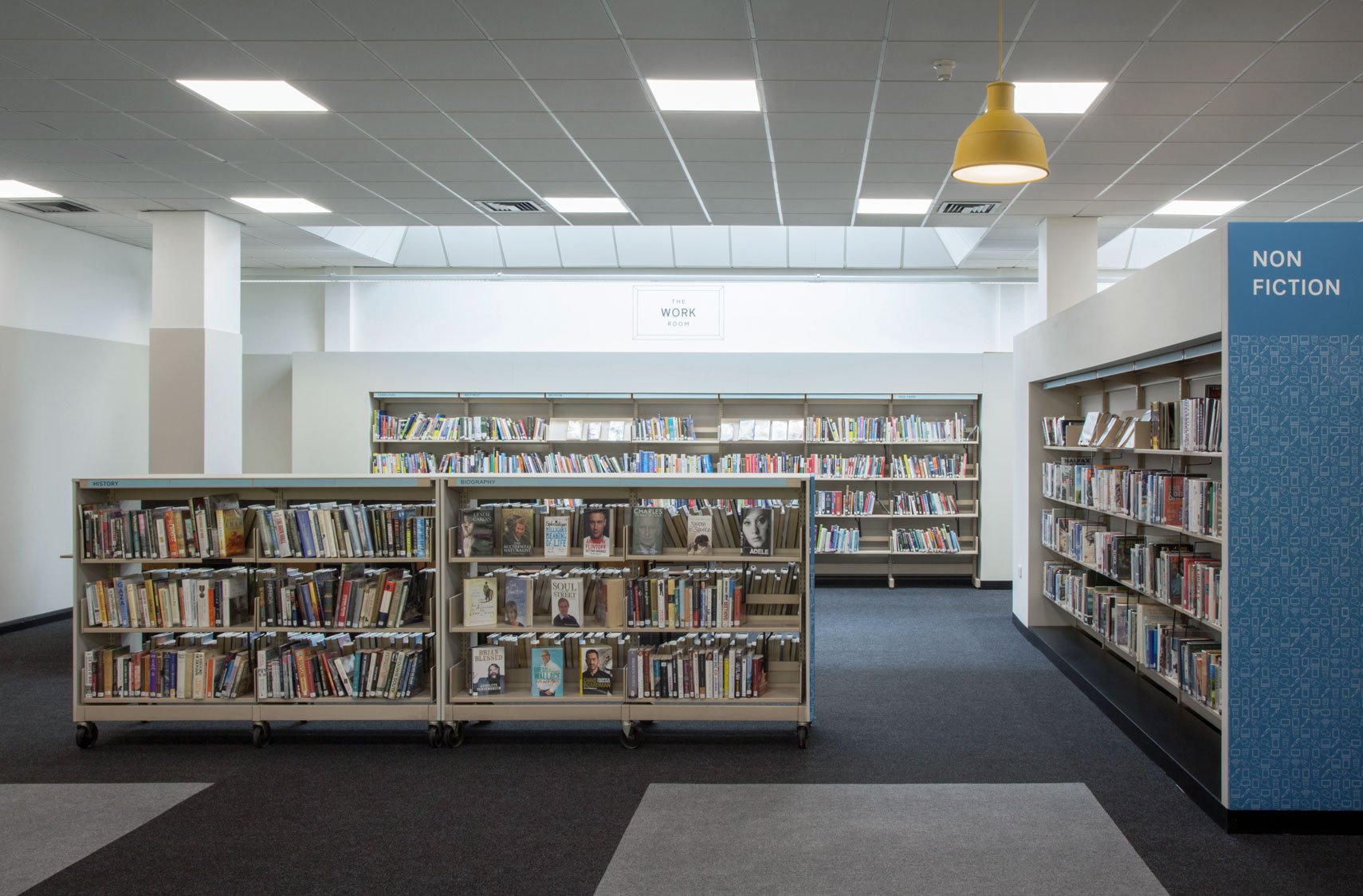 The Library at Stanmore | objectif | Graphic Design | London