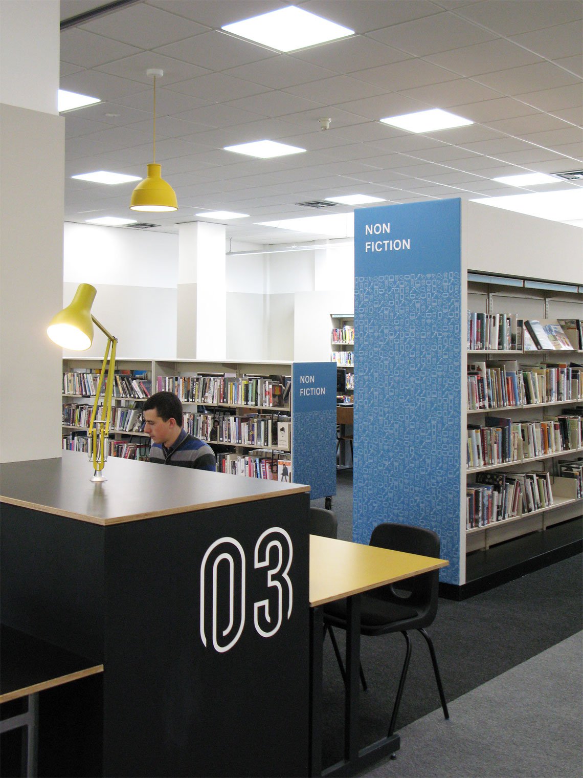 The Library at Stanmore | objectif | Graphic Design | London